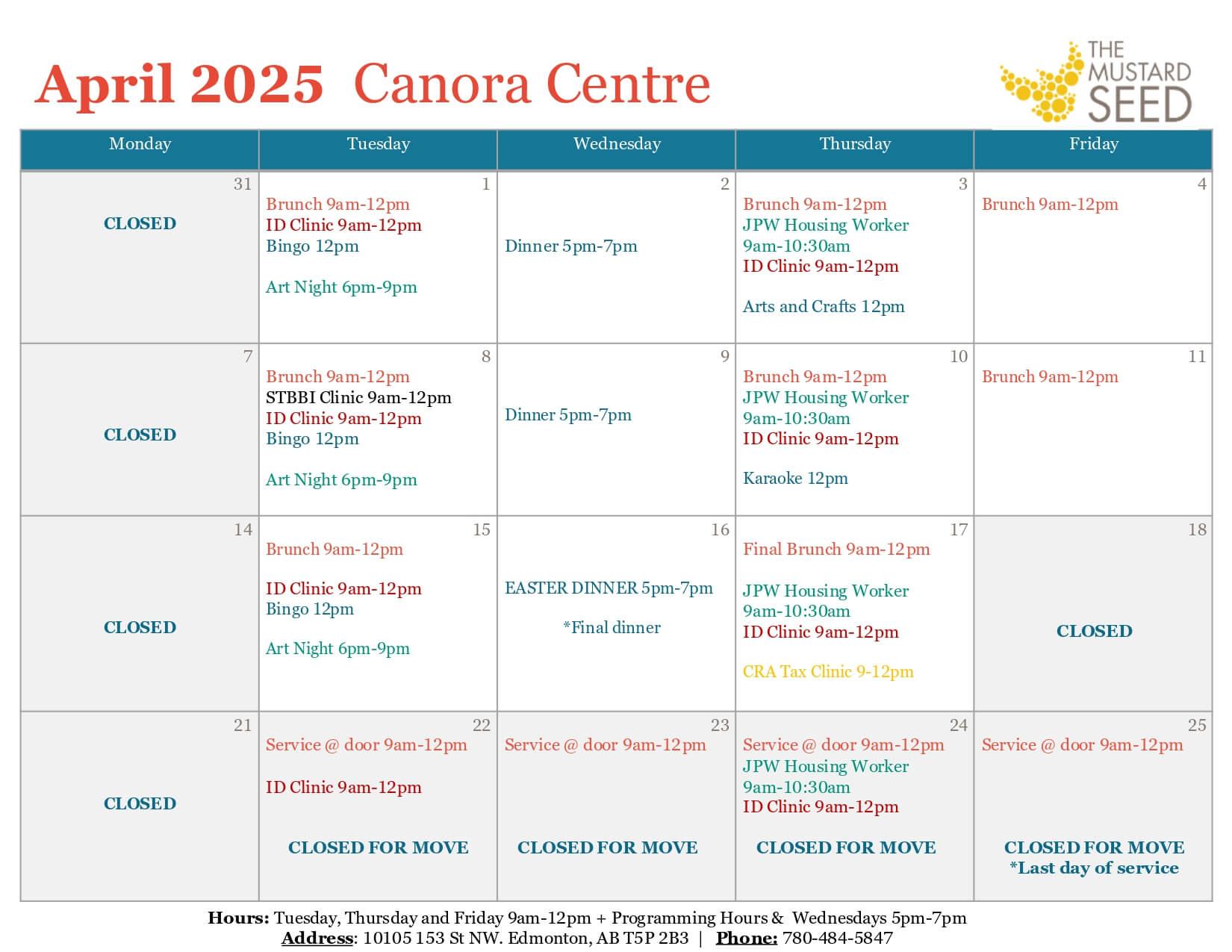 Canora Centre | Mustard Seed